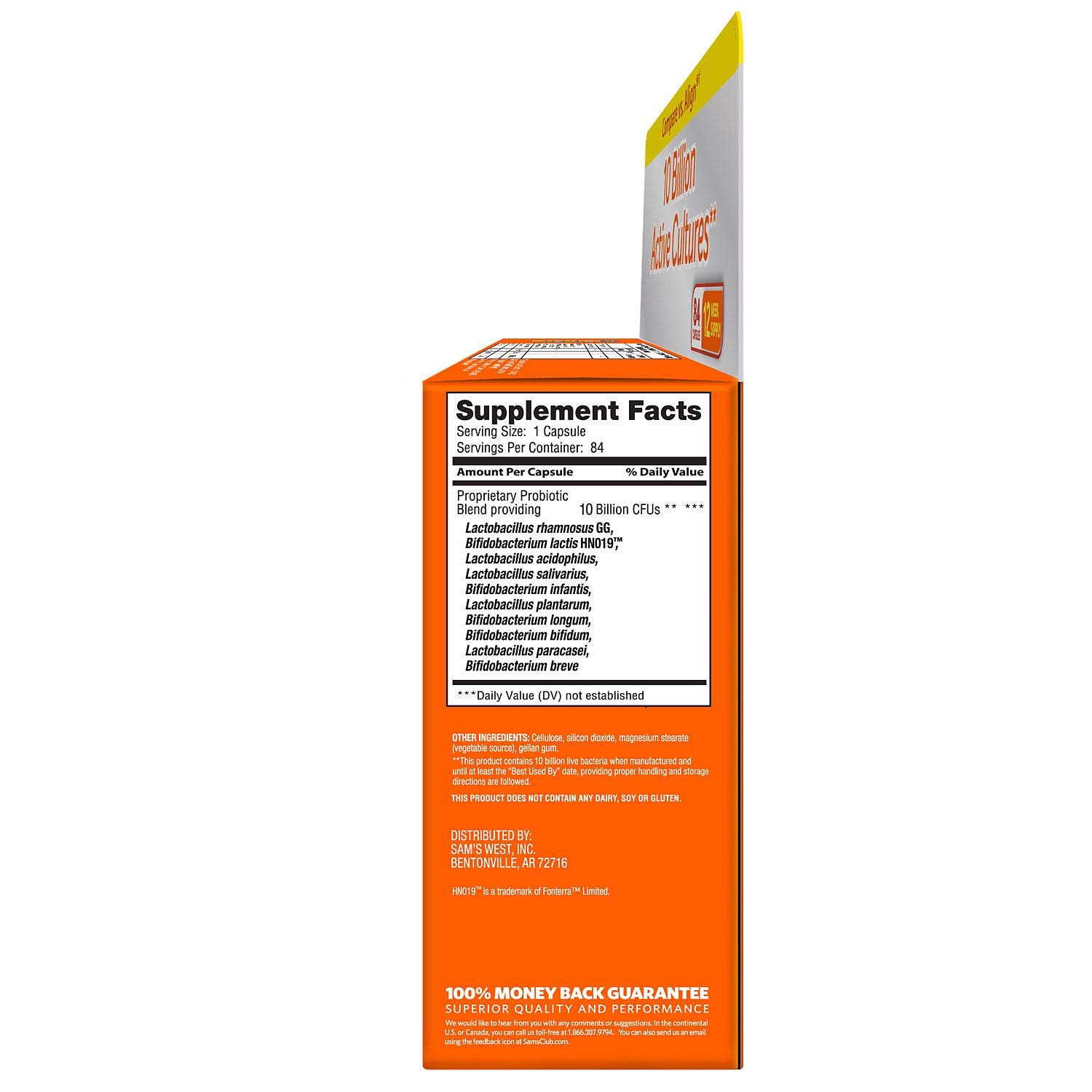 Member’s Mark 10 Strain Probiotic (84 ct.) – LifeIRL