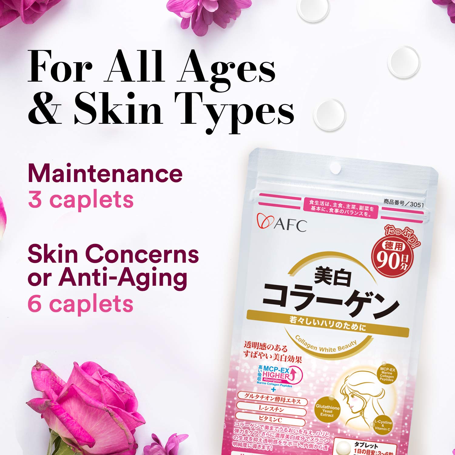 AFC Japan Collagen White Beauty with Marine Collagen Peptide ...